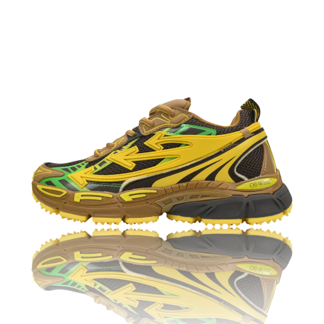 Off-White Be Right back 'Yellow Brown' – Tread Co.